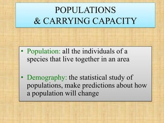 Lesson 7 Environmental carrying capacity | PDF
