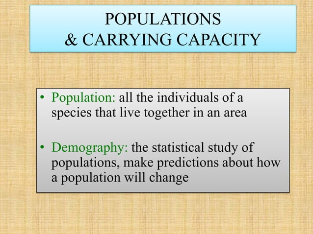 Lesson 7 Environmental carrying capacity | PDF | Biological Sciences ...