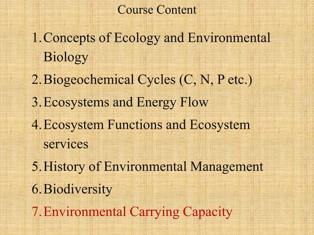 Lesson 7 Environmental carrying capacity | PDF | Biological Sciences ...