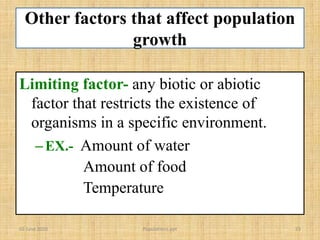 Lesson 7 Environmental carrying capacity | PDF