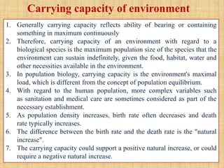 Lesson 7 Environmental carrying capacity | PDF