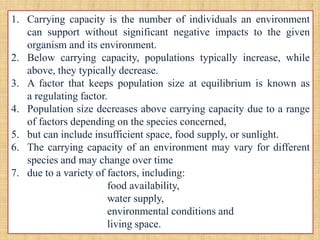 Lesson 7 Environmental carrying capacity | PDF