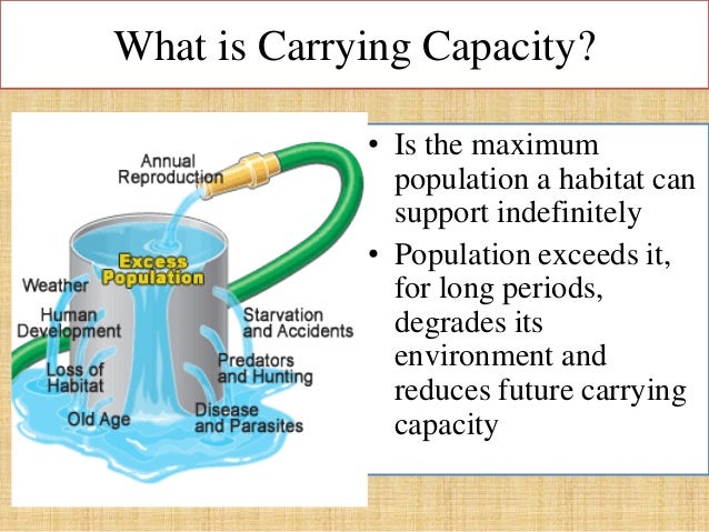 Lesson 7 Environmental carrying capacity