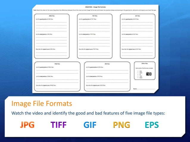 LO3 - Lesson 7 - File Formats | PPTX