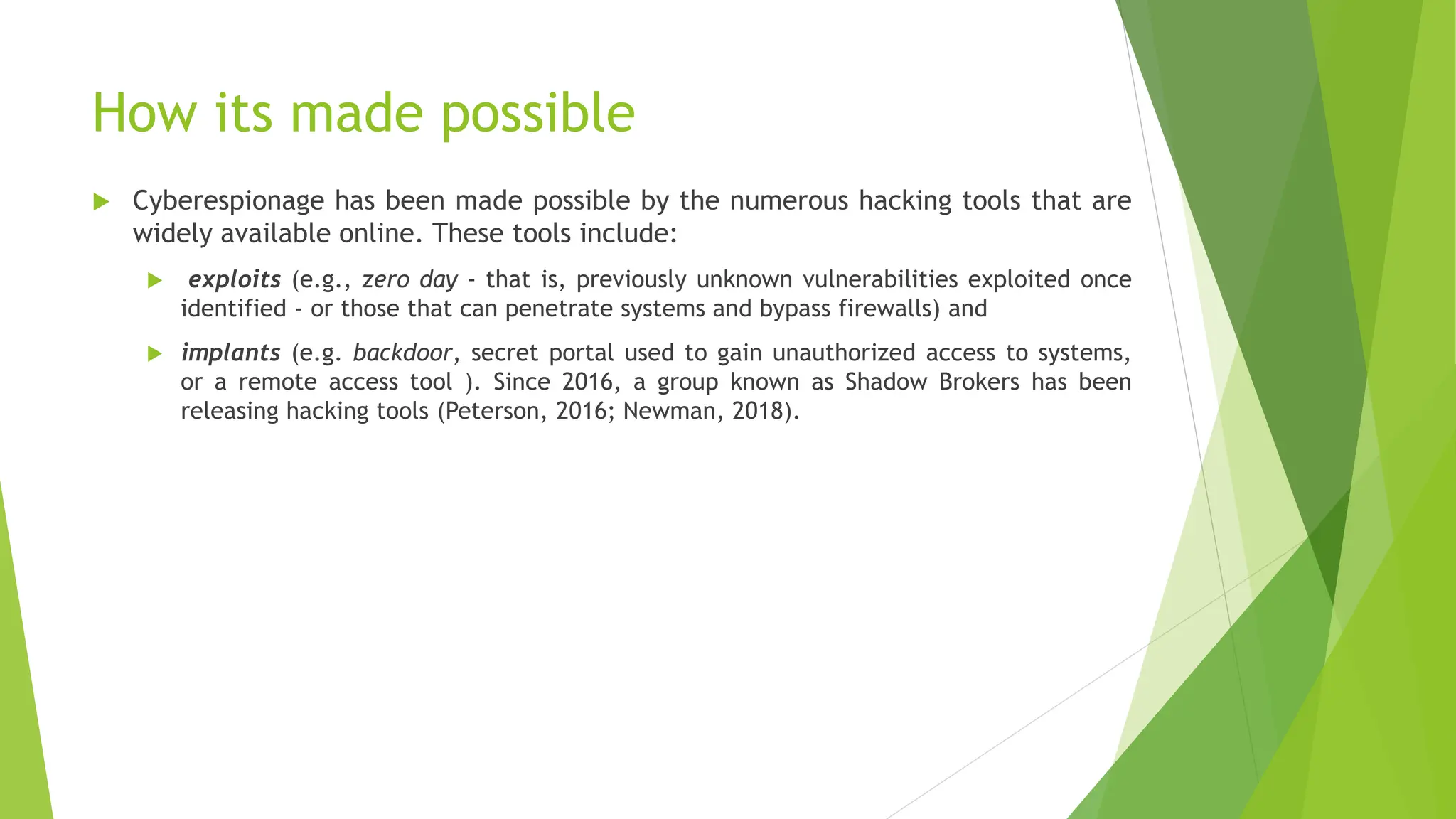 Lesson7-Hacktivism, Terrorism, Espionage, Disinformation Campaigns and ...