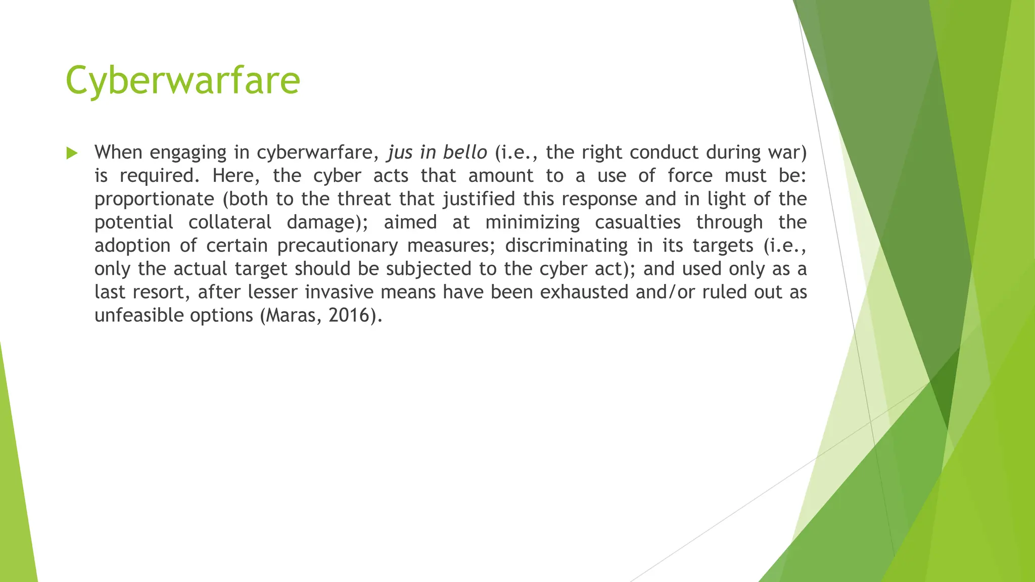 Lesson7-Hacktivism, Terrorism, Espionage, Disinformation Campaigns and ...