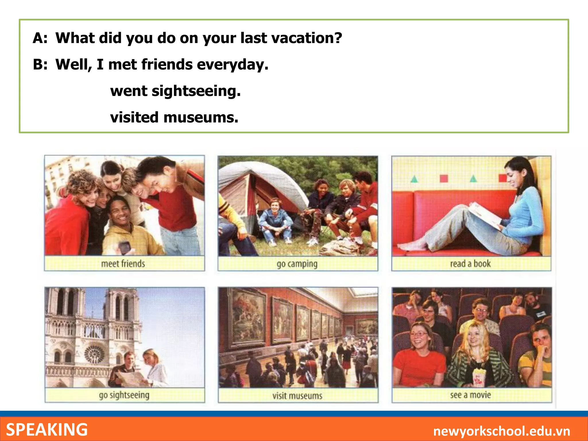 Lesson 7 my best vacation | PPT