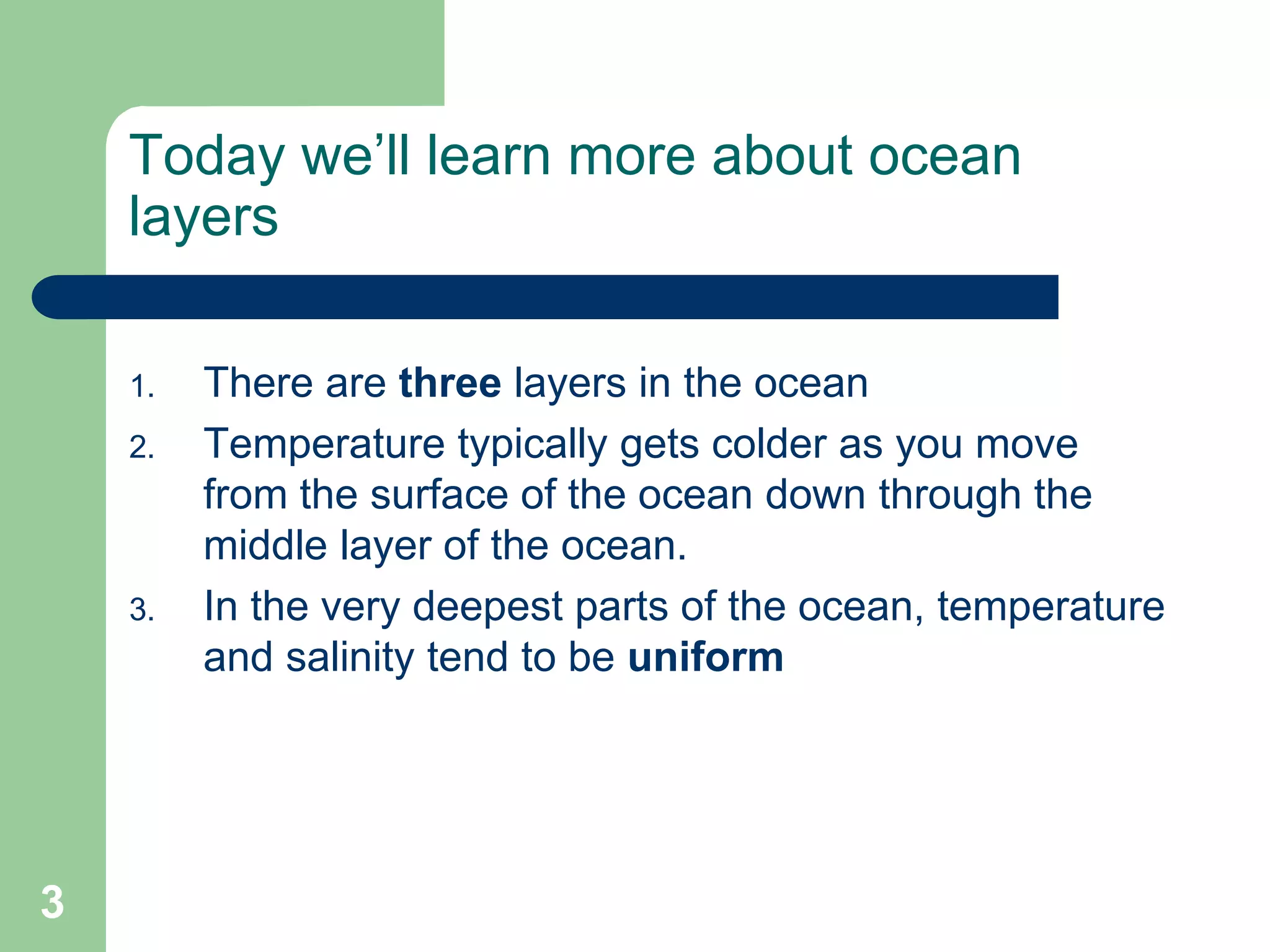 Ocean Layers | PPT