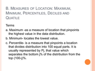 Lesson 7 other measures of location | PPTX