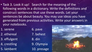 Lesson 7 recognizing beauty | PPTX