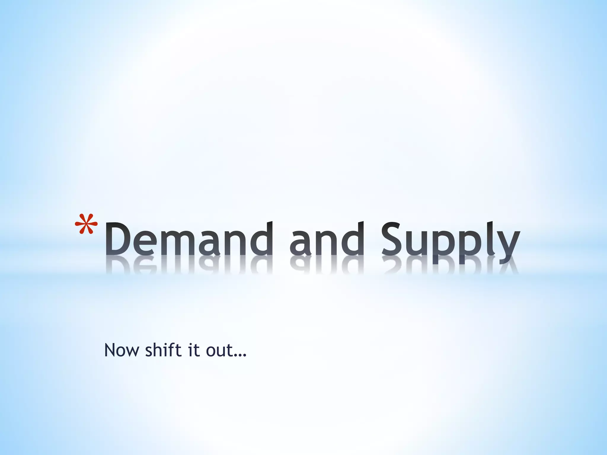Lesson 7 - shifting the supply and demand curve - power point - duke | PPTX