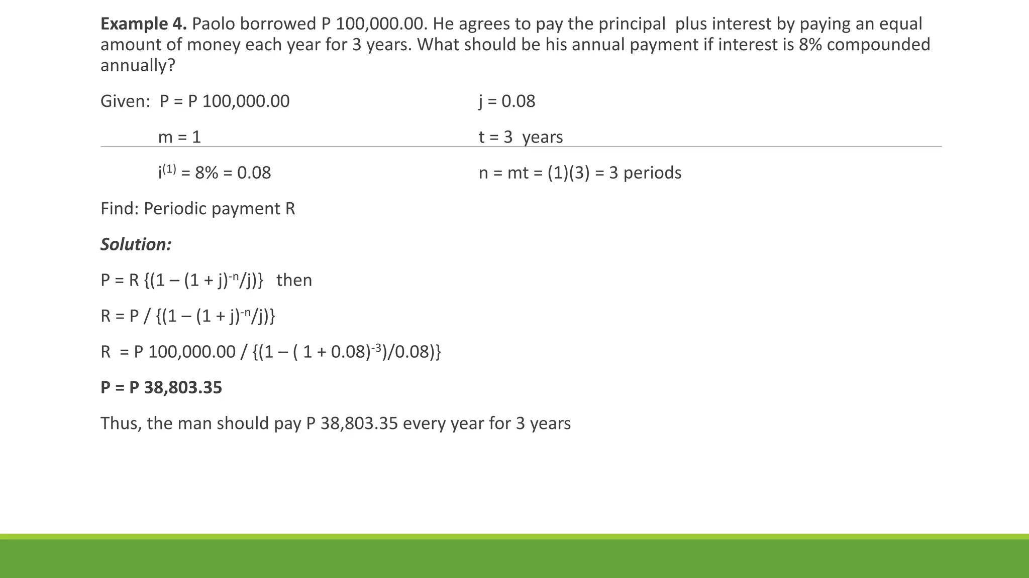 Lesson 7 simple annuity | PPTX