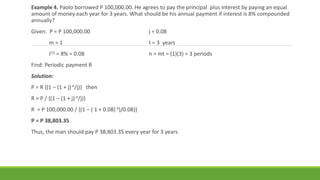 Lesson 7 simple annuity | PPTX