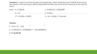 Lesson 7 simple annuity | PPTX