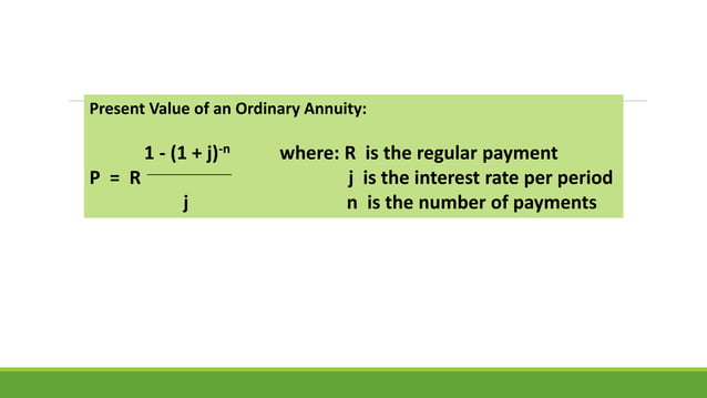 Lesson 7 simple annuity | PPTX | Stocks and Bonds | Personal Investing