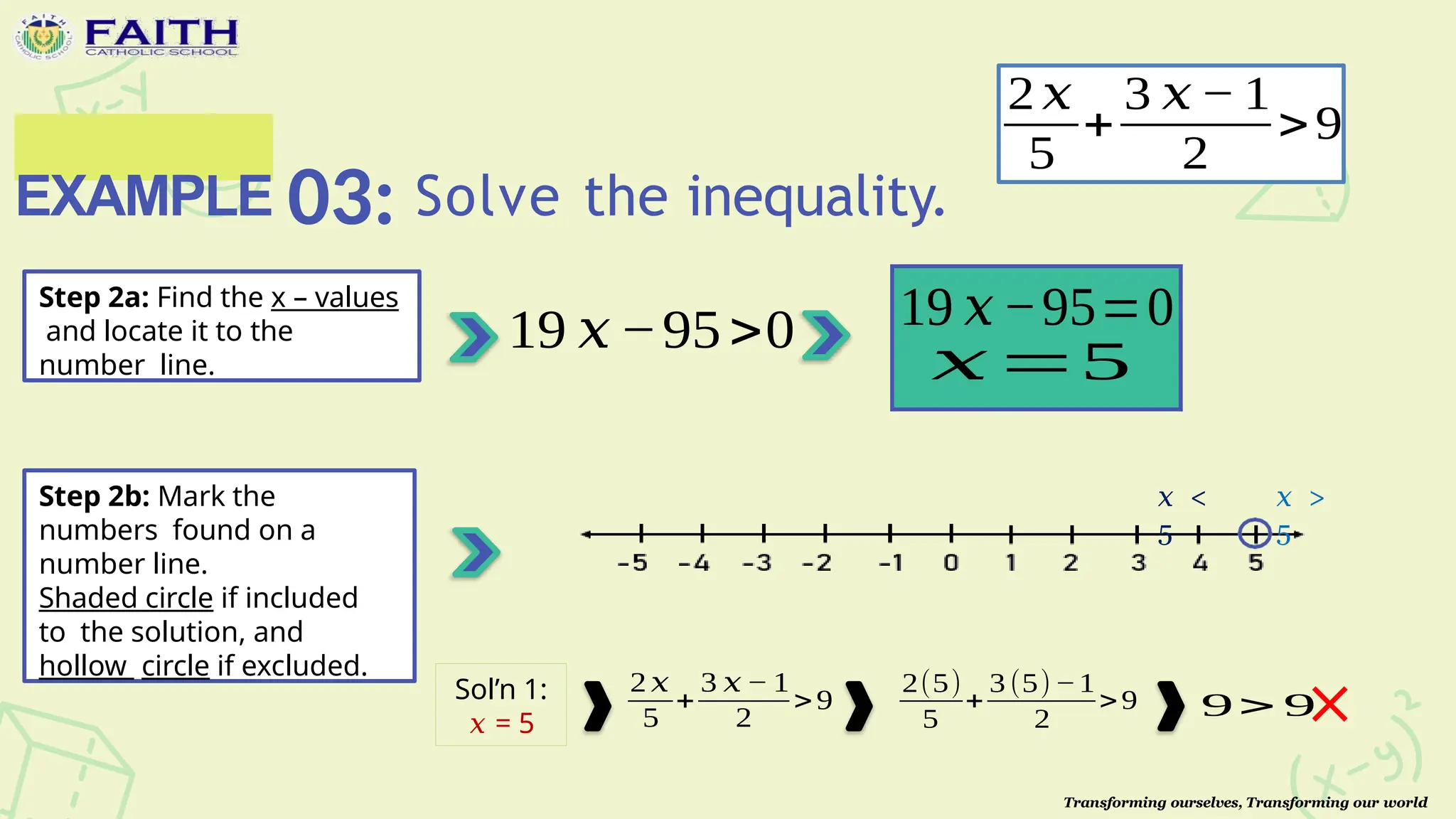 Lesson 7 Solving Rational Inequalities Pptx