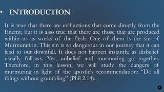 Lesson 7 - The Danger of Murmuring - SBS.pptx