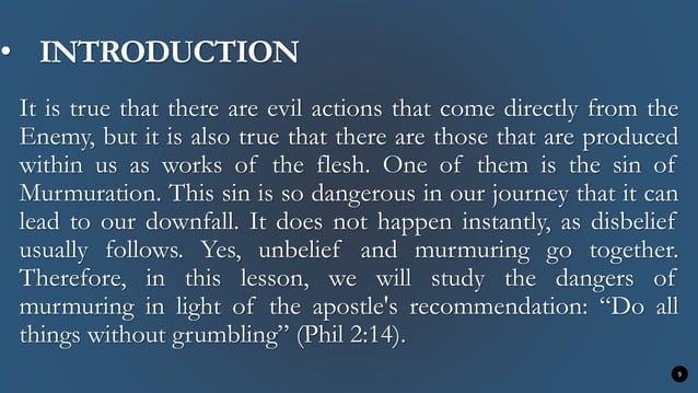 Lesson 7 - The Danger of Murmuring - SBS.pptx