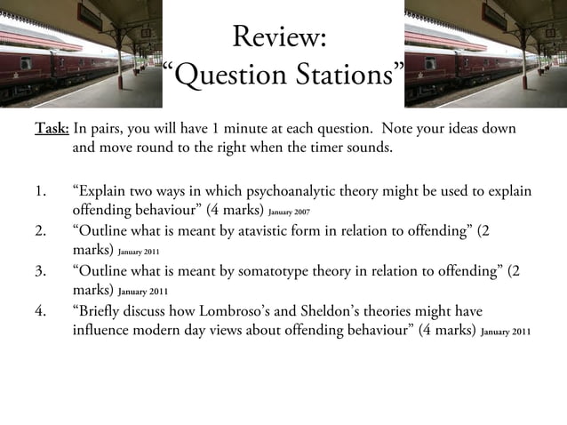 Lesson 7 theories of offending psychodynamic | PPT