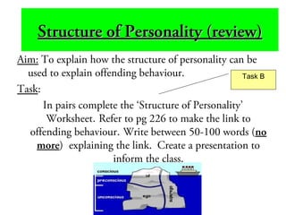 Lesson 7 theories of offending psychodynamic | PPT
