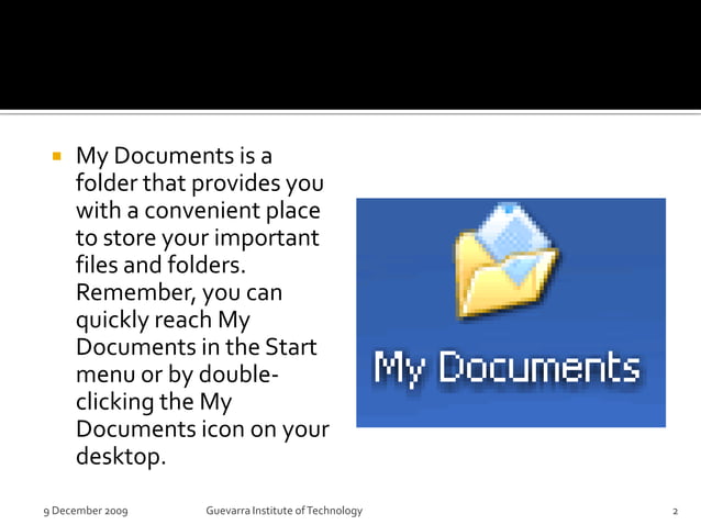 Lesson 7 Using My Docs | PPTX