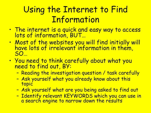 Lesson 7 Using the Internet | PPT