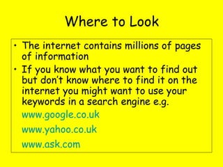 Lesson 7 Using the Internet | PPT