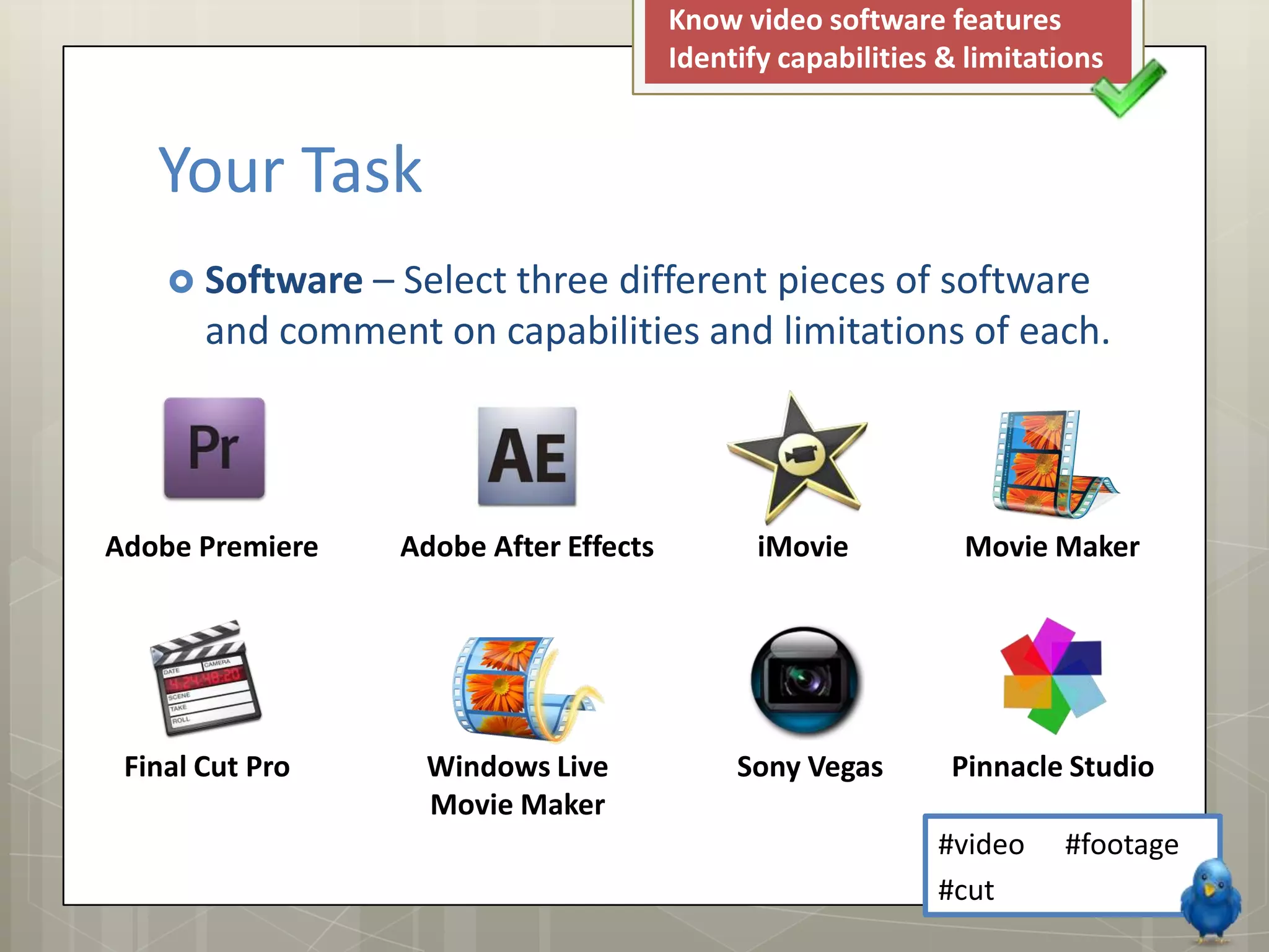 Lesson 7 - Video Software | PPT
