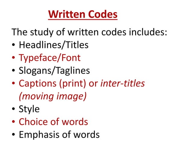 Media Language Lesson 7 - written codes - magazines | PPTX