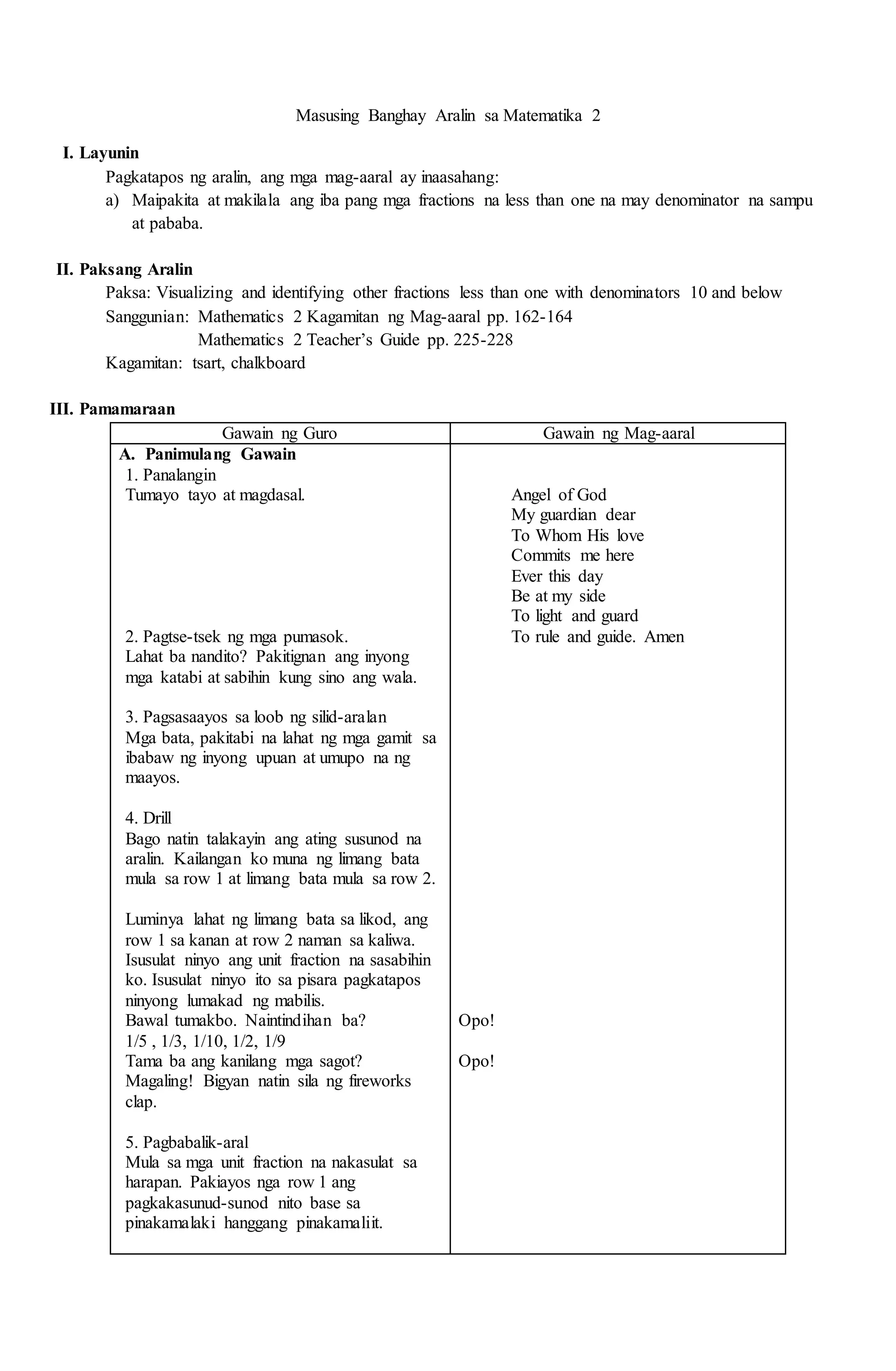 Lesson 71 visualizing and identifying other fractions | DOCX