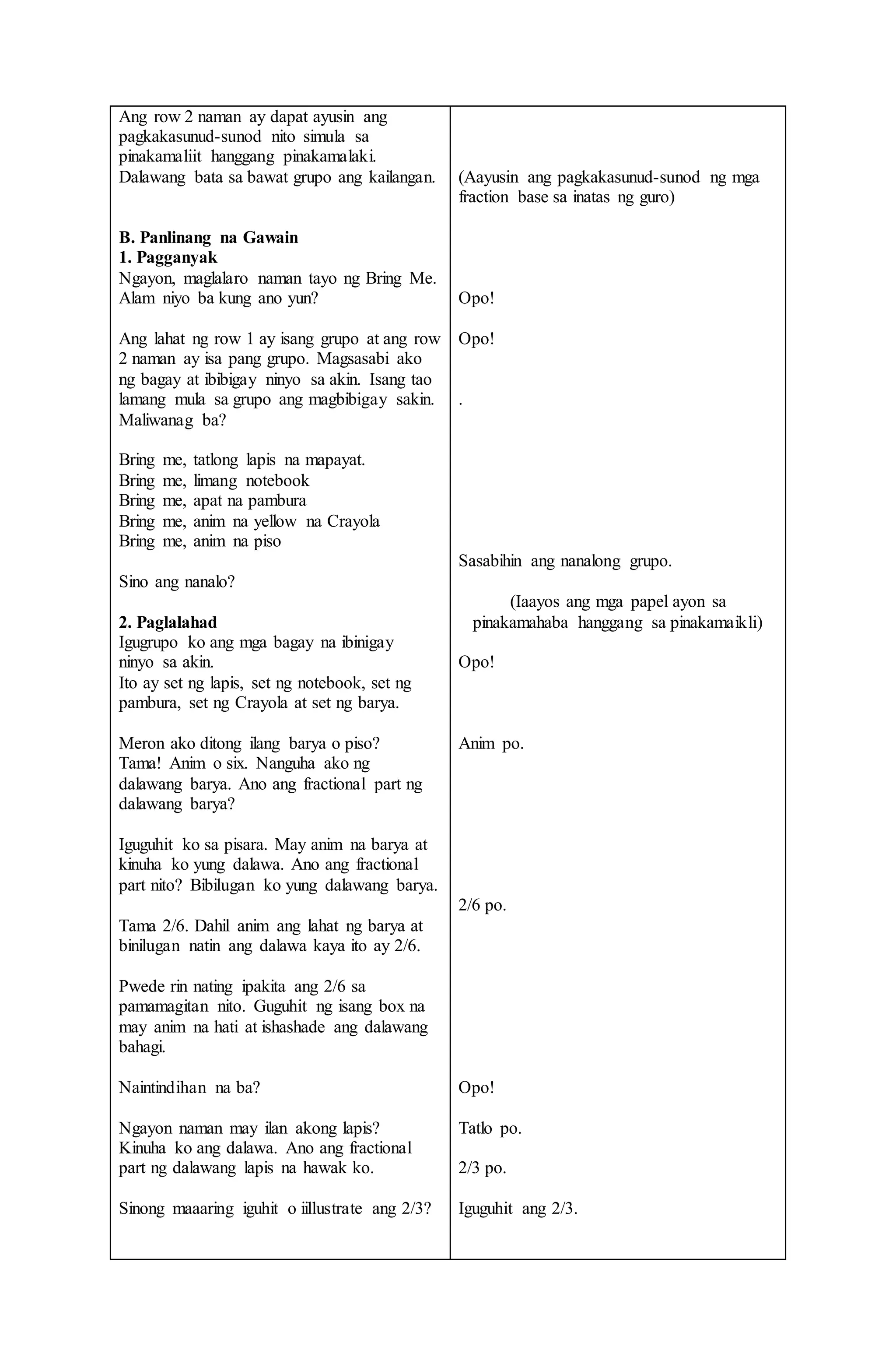 Lesson 71 visualizing and identifying other fractions | DOCX