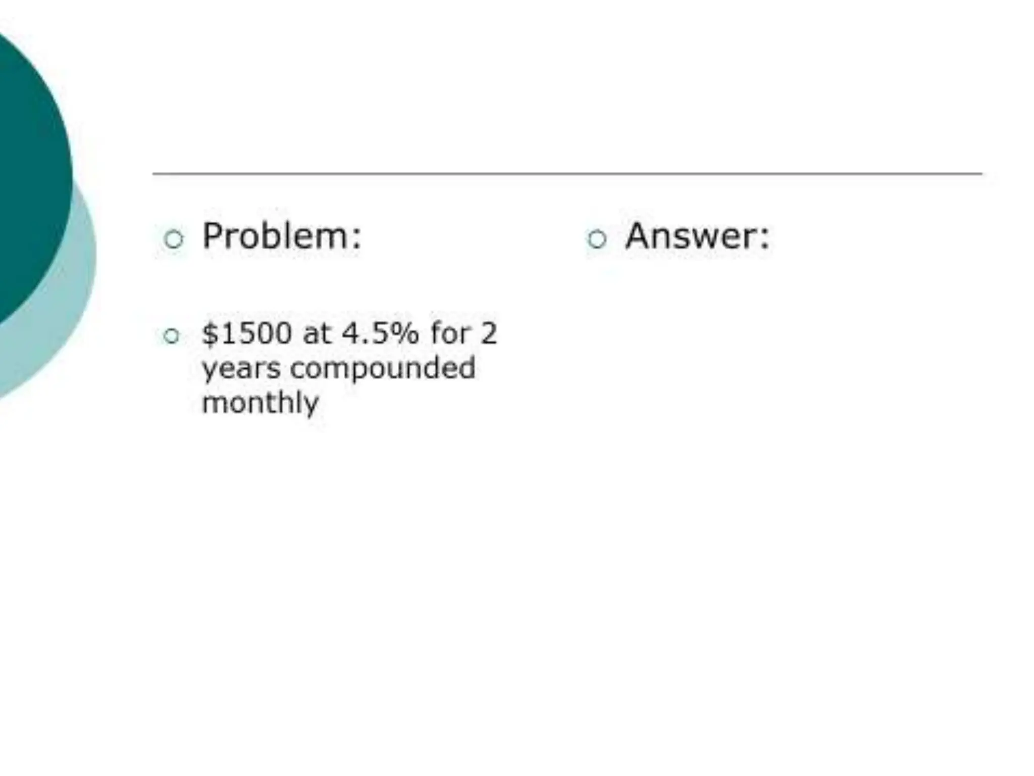 Detailed power point presentation on compound interest and how it is ...