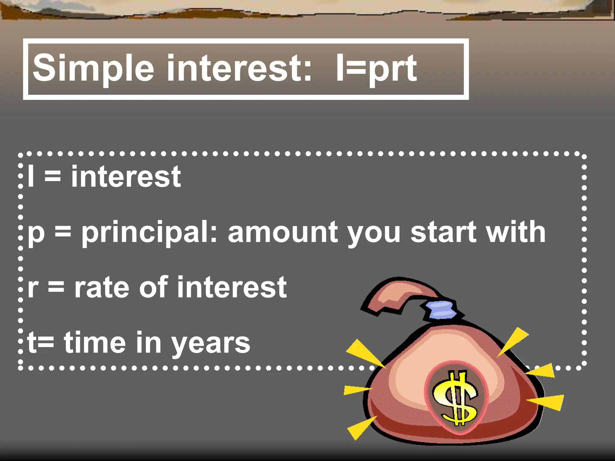 Detailed power point presentation on compound interest and how it is ...