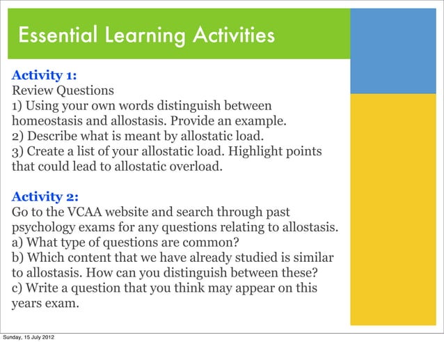 Lesson 7 alternatives factors to the stress response | PDF
