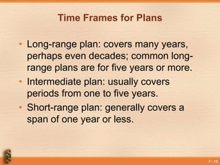 Lesson 7 Basic Elements of Planning and Decision Making | PPT