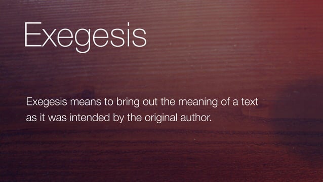 Biblical Exegesis (Effective Bible Study) | PDF