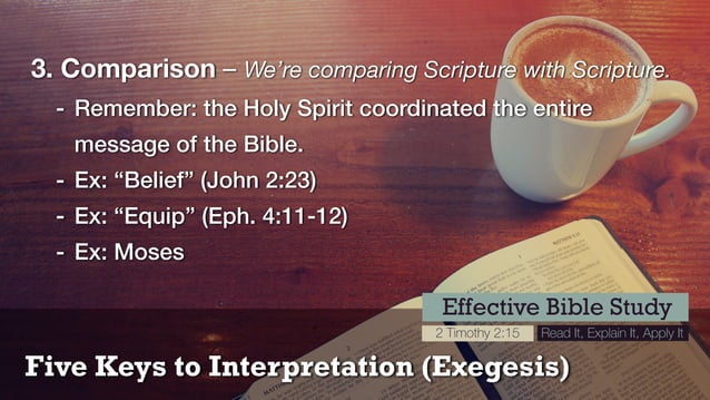Biblical Exegesis (Effective Bible Study) | PDF