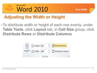 Word Lesson 7B PPT | PPTX