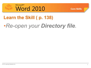 Word Lesson 7B PPT | PPTX