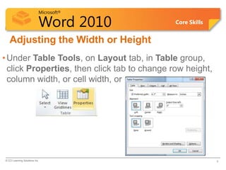 Word Lesson 7B PPT | PPTX