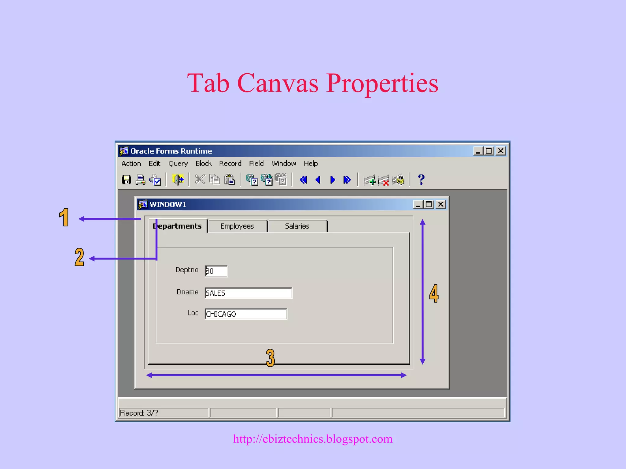 Oracle Forms-Canvas types | PPT