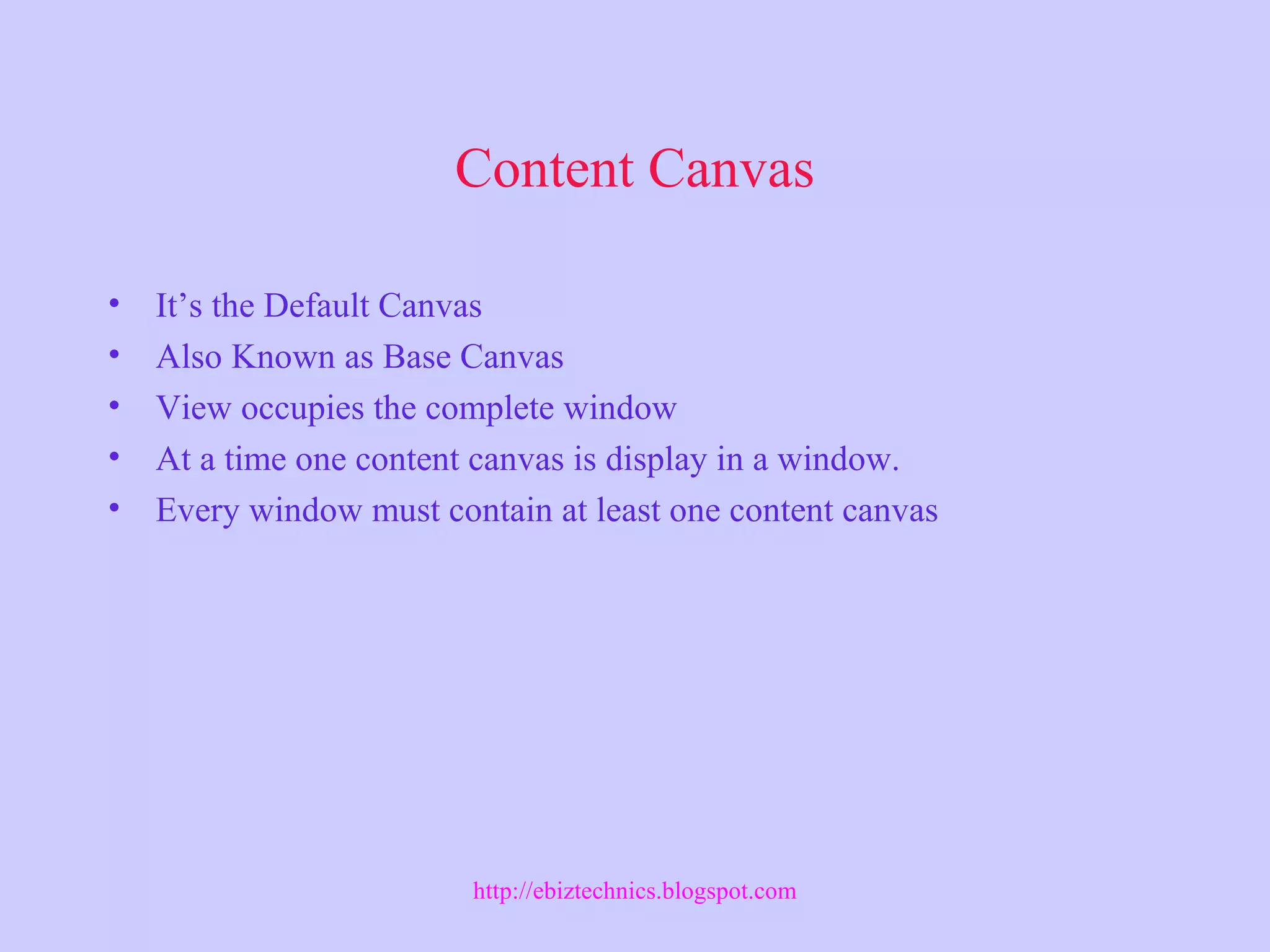 Oracle Forms-Canvas types | PPT
