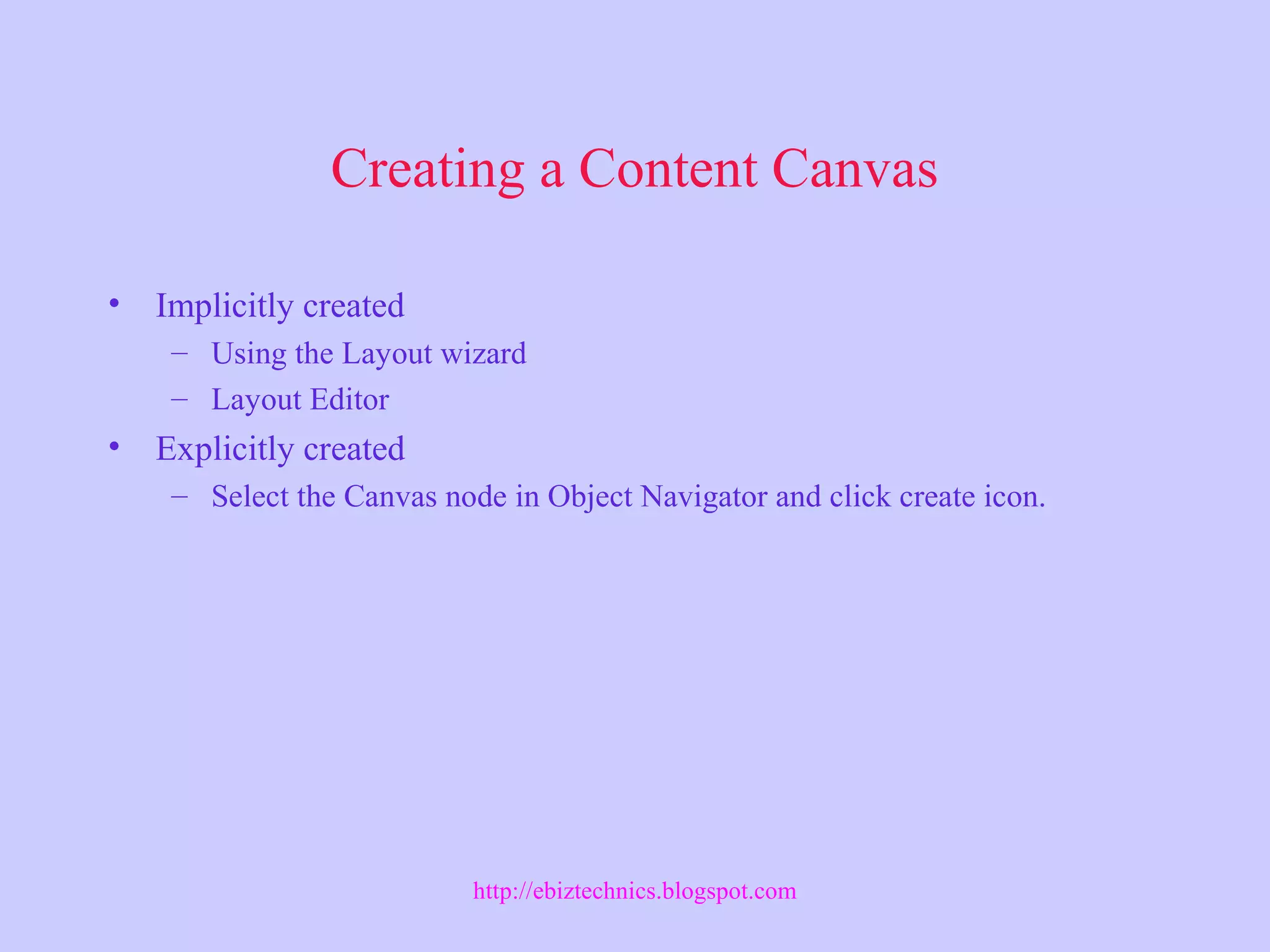 Oracle Forms-Canvas types | PPT