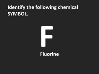 Lesson 7 chemical symbol | PPTX