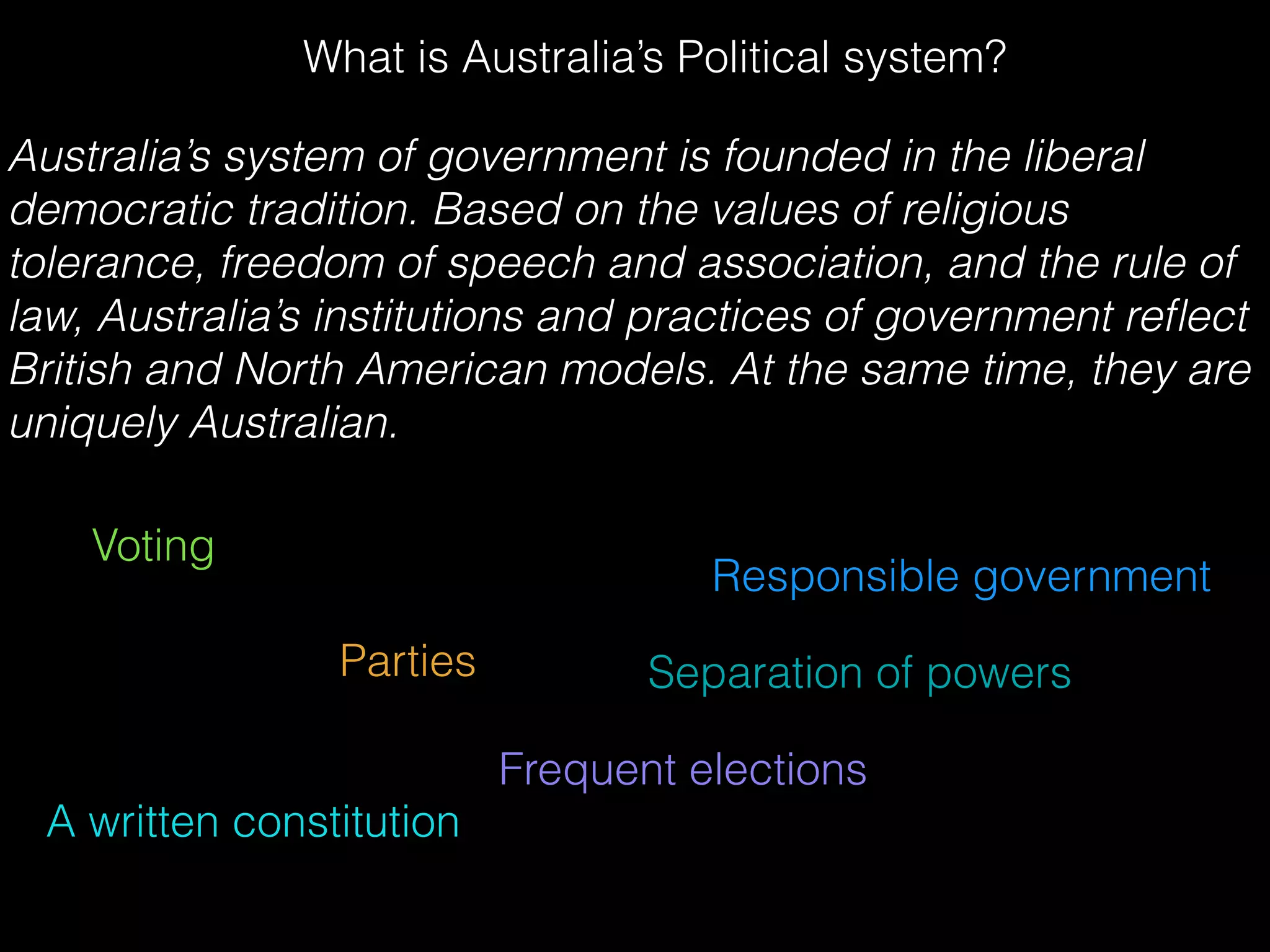 Lesson 7 comparison of australia's political system to others | PDF ...