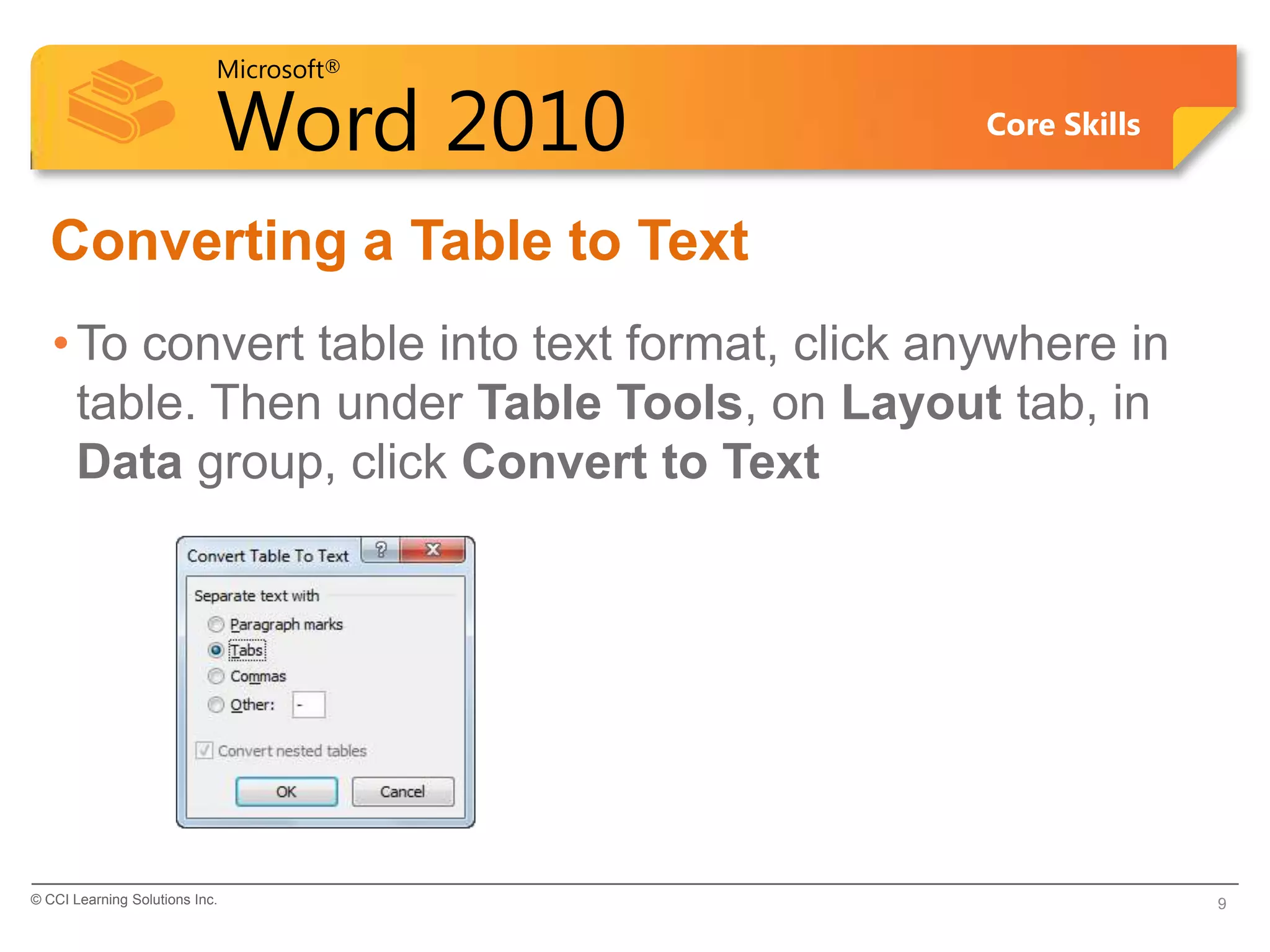 Word Lesson 7C PPT | PPT