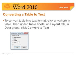 Word Lesson 7C PPT | PPTX