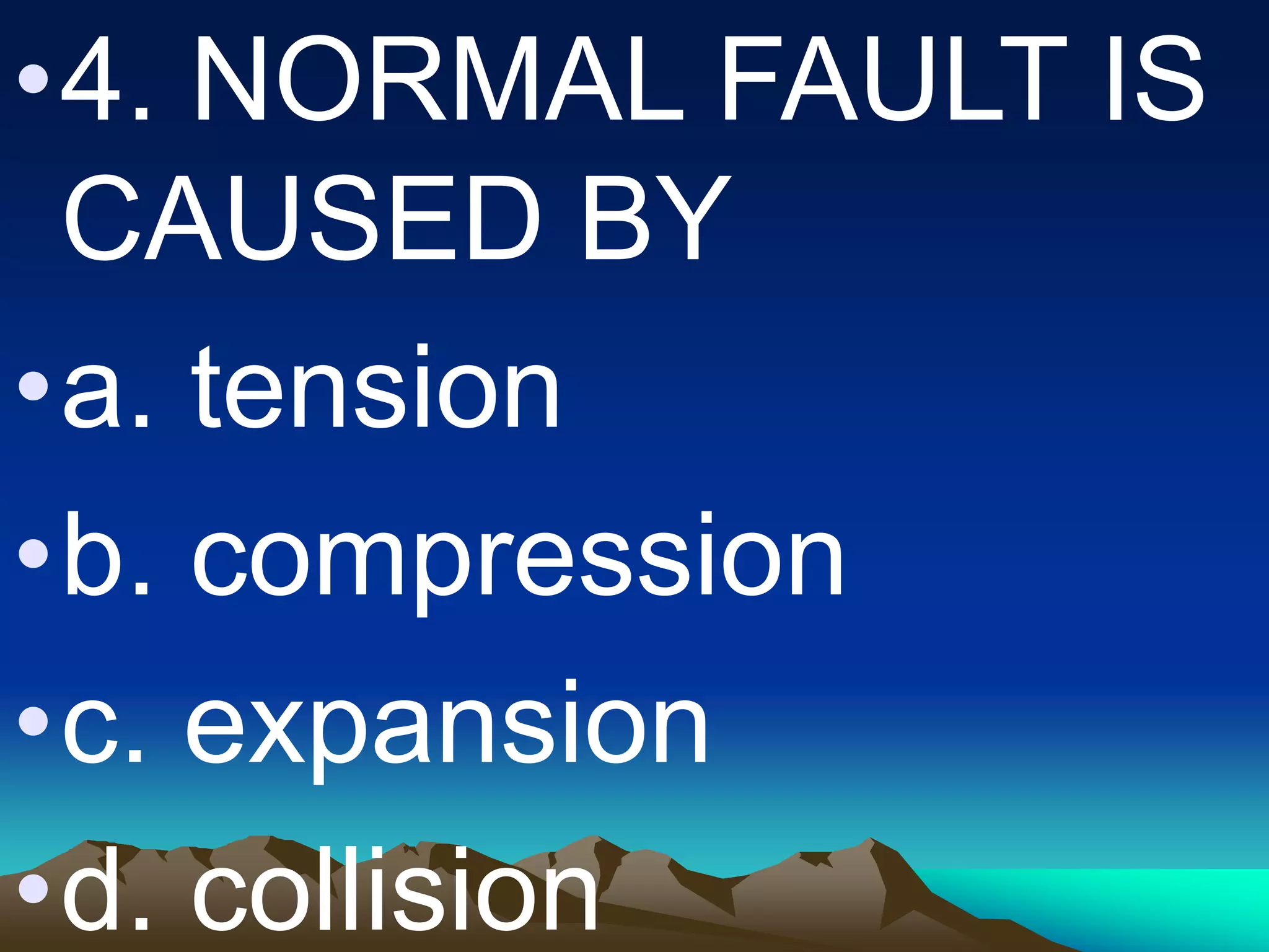 Lesson 7 DIASTROPHISM – FOLDING, FAULTING AND MORE.ppt