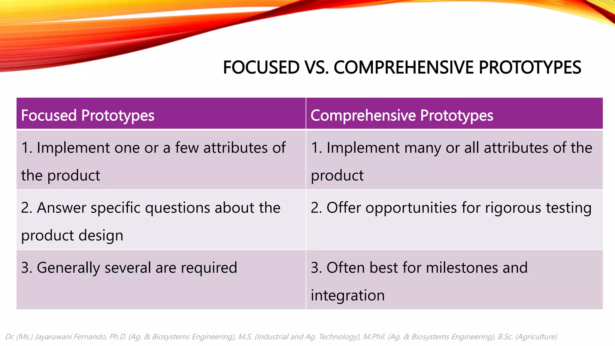 Prototype development & testing | PPTX
