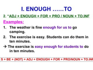 lesson 7: enough... to and exercises.ppt